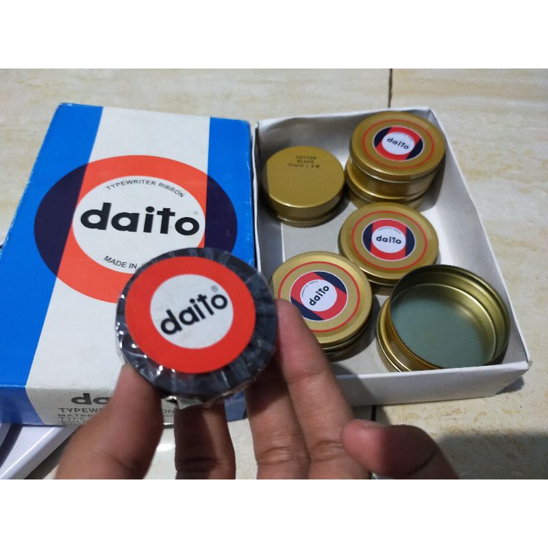 Jual No. 4 | Pita Mesin Tik Ketik Jadul Daito Japan Original / Pita Dai Ink / Pita Tik Daito ...