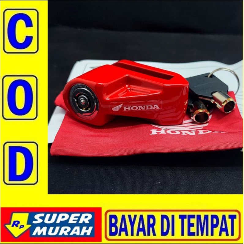 Jual 50F Gembok Cakram Motor Kunci Cakram Besi Kuat Baja Anti Maling ...
