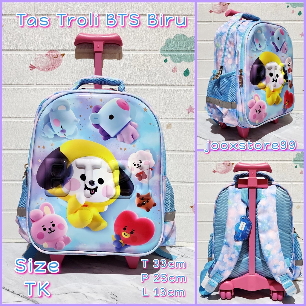 Jual Tas Sekolah Troli Anak SD dan TK Tas Trolley Dorong Anak Sekolah ...