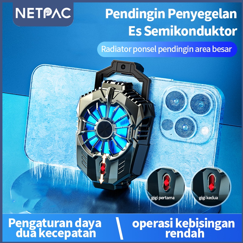 Jual NETPAC Funcooler X20 Fan Cooler Adjust Gear Radiator Pendingin Hp ...