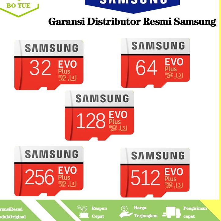 Jual ☁ kartu memori Samsung 32/g/256G/512GB transfer 95MB/S Ultra kartu sd memory kartu TF ...