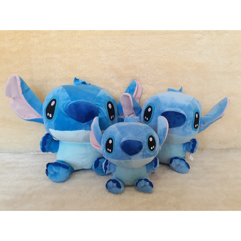 Jual CBT Boneka Stitch Boneka Sitting Stitch Blue XL | Shopee Indonesia