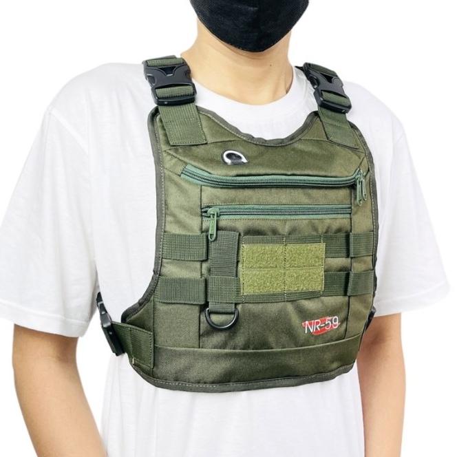 Jual Tas Dada Pria Tactical Green Army Original Nr-59 Rompi Chest Rig ...