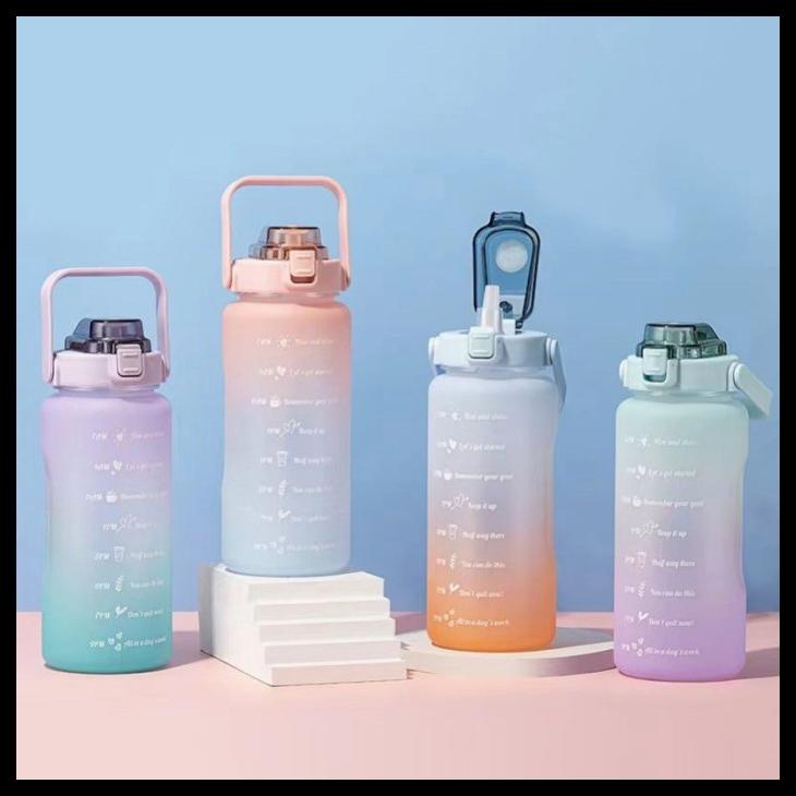 Jual Botol Viral Botol Kekinian Botol Motivasi 2 Liter Botol | Shopee ...