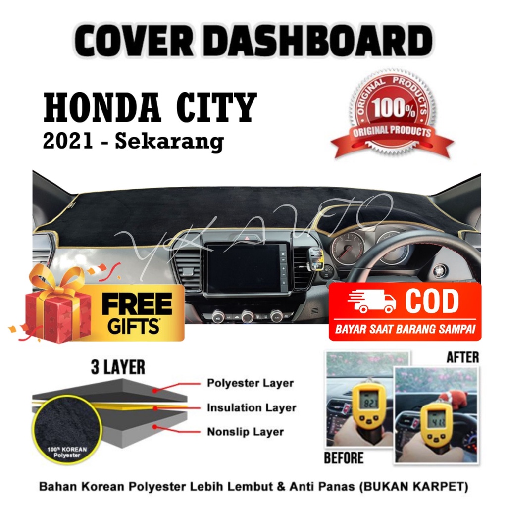 Jual Cover Dashboard City Hatchback Premium Cover Dasboard Honda City ...