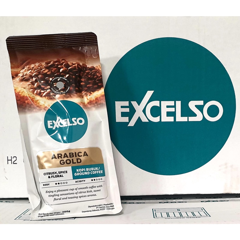 Jual Excelso Kopi Bubuk Kemasan 200 Gram Varian Robusta, Toraja Dan ...