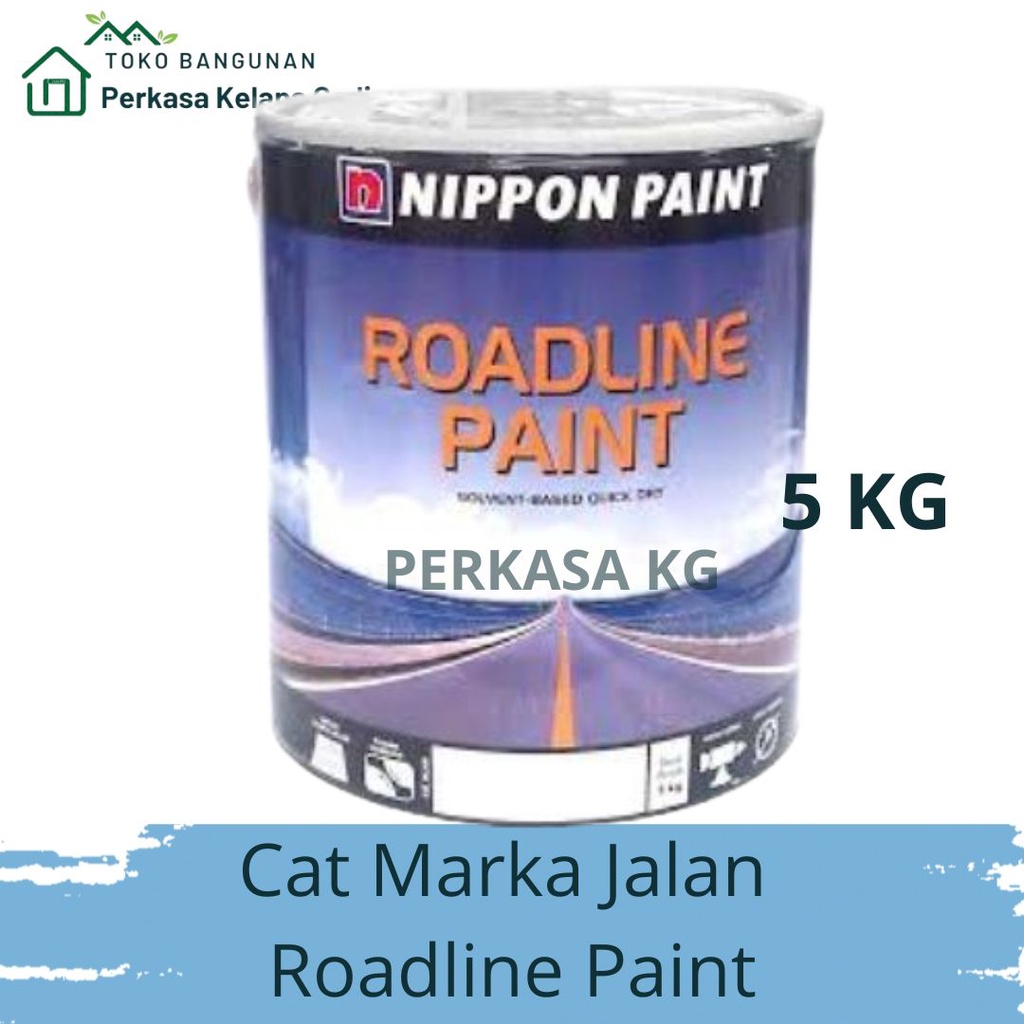 Jual Cat Marka Jalan Roadline Paint Nippon Putih Hitam Kuning 5Kg Galon ...