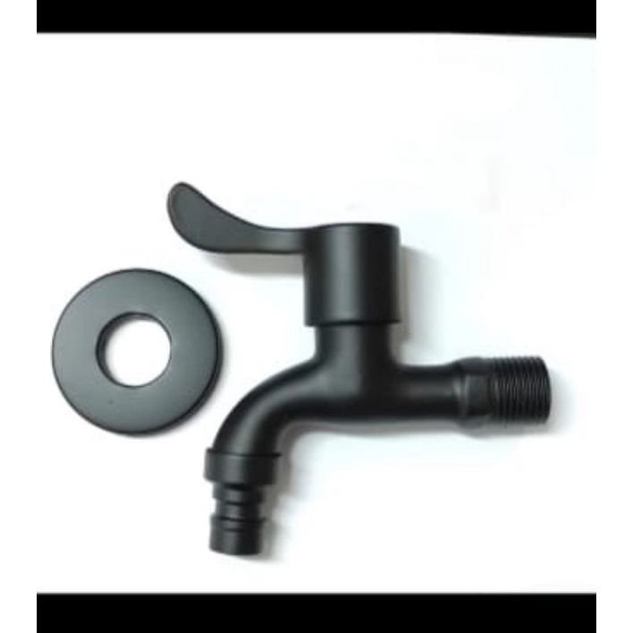 Jual Kran taman stainless 304 hitam engkol / kran mesin cuci serbaguna ...