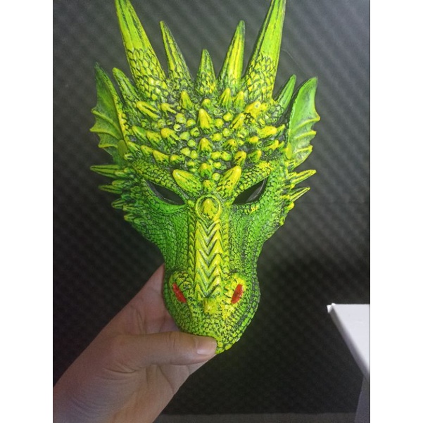 Jual Topeng Naga Hijau Ukuran Kepala Dewasa | Shopee Indonesia
