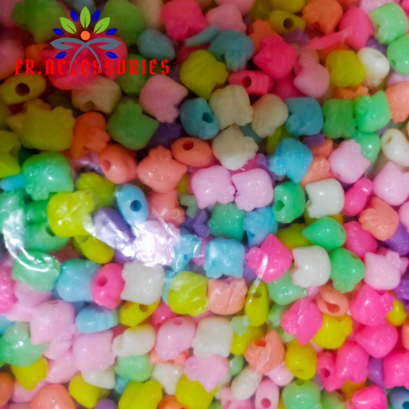 Jual 1 PON Manik Manik Pastel Aneka Manik Mote Warna Pastel Varian ...