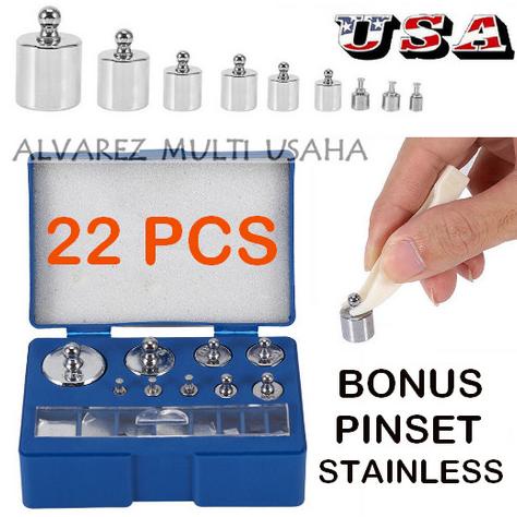 Jual Anak Timbangan / Uji Kalibrasi Berat Set / Bandul Timbangan 22 ...