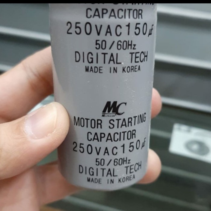 Jual Kapasitor Capacitor Ac Starting Mc 150Mfd 150Uf 150 Mfd Uf 250Vac ...