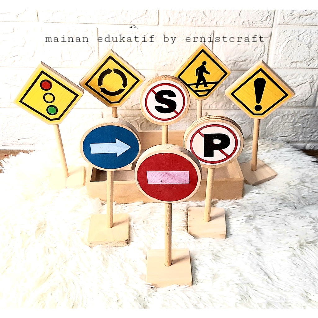 Jual Mainan Edukatif_Rambu-Rambu Lalu Lintas | Shopee Indonesia