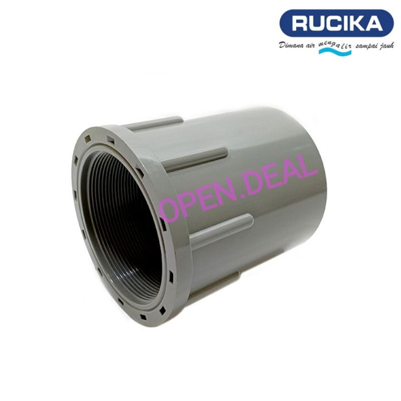 Jual SDD Aw 3" inch RUCIKA / Sok Drat Dalam Pvc 3 in / Faucet Socket 3 ...