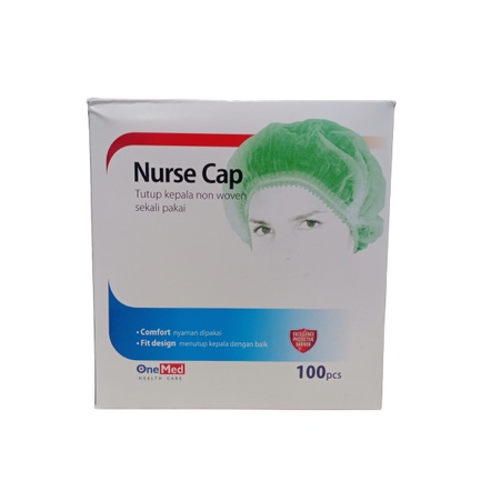 Jual Nurse Cap Onemed isi 100 / Head Cap Medis / Topi Operasi / Nurse ...