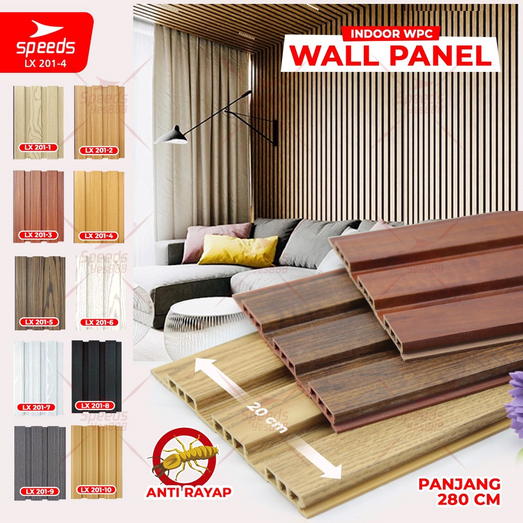 Jual SPEEDS WPC Wallpanel Wall Panel Kisi Kayu Panel Wood Waterproof ...