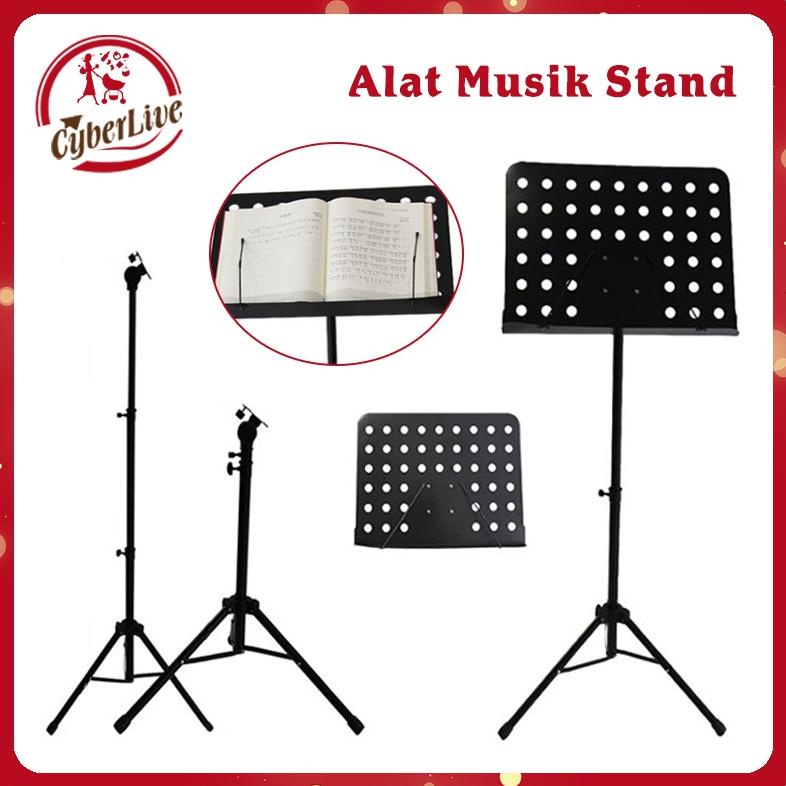 Jual Stand Book Musik Stand Partitur Besar Untuk Buku Musik Tiang ...
