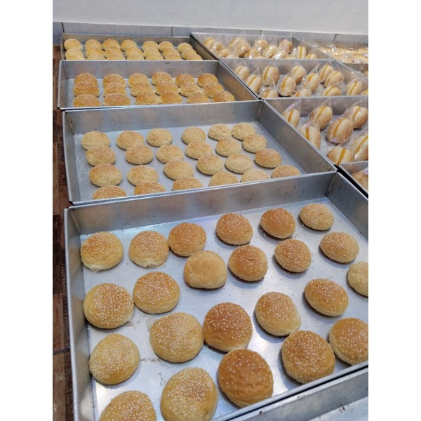 Jual roti manis burger mini premium isi 20pcs | Shopee Indonesia