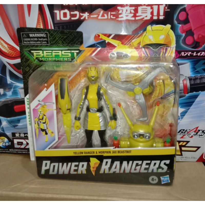 Jual ACTION FIGURE YELLOW RANGER AND MORPHIN JAX BEASTBOT - POWER ...