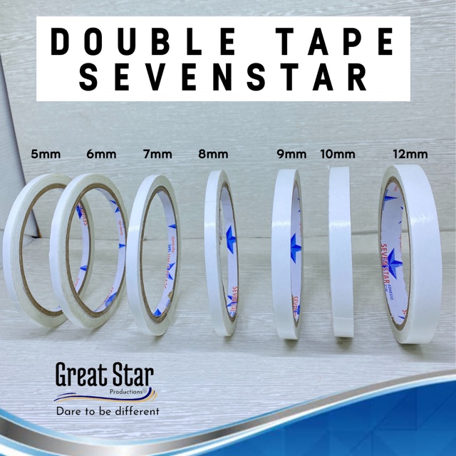 Jual DOUBLE TAPE SEVEN STAR / CASIRO (FULL 10METER) | Shopee Indonesia