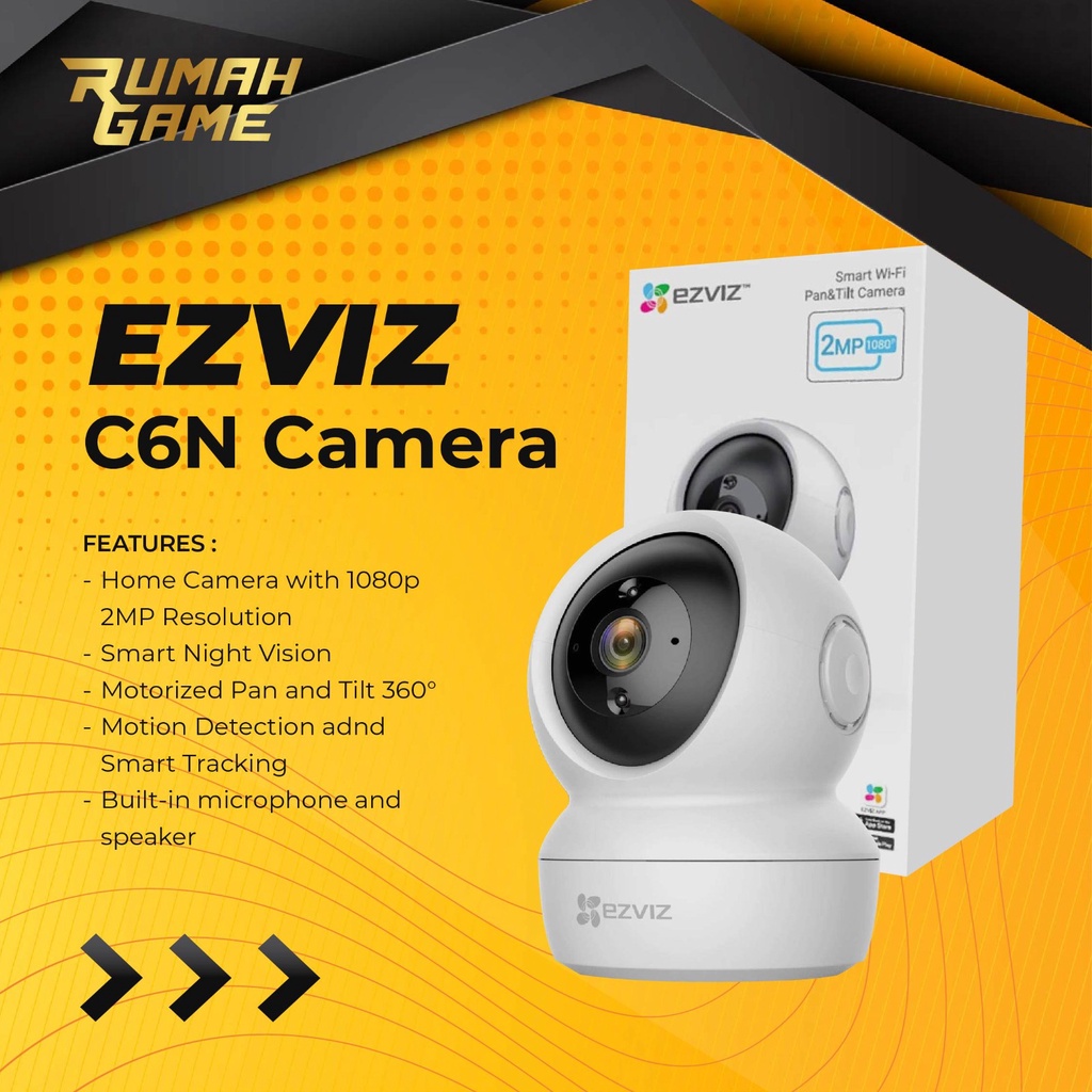 Jual Ezviz C6N Smart Wifi Pan Tilt Camera 1080p - Smart CCTV Camera ...