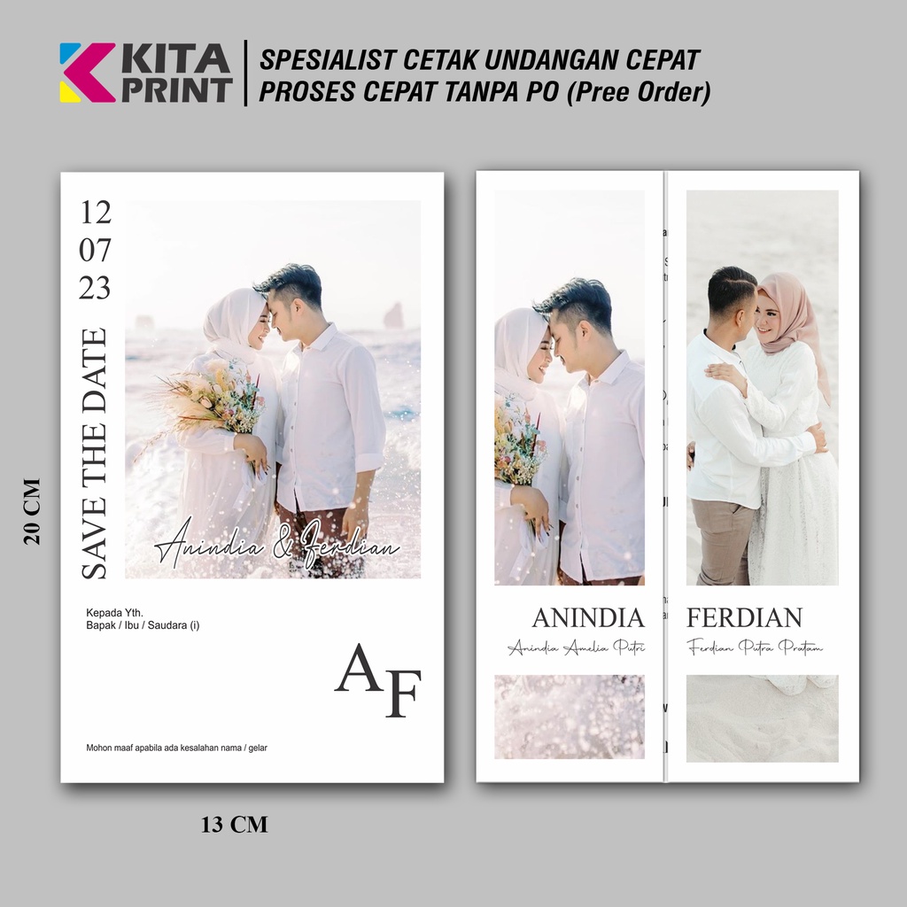 Jual Undangan Pernikahan Softcover Custom Foto | Desain Unik & Elegan ...
