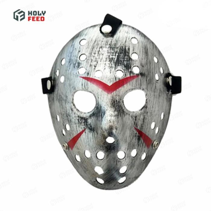 Jual Topeng Freddy Vs Jason Topeng Friday 13Th Halloween - Silver 081 ...
