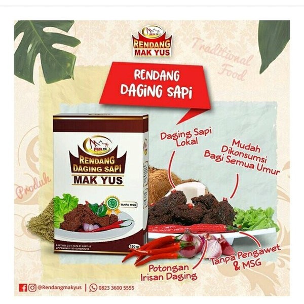 Jual Rendang Daging Sapi 250 gram | Shopee Indonesia