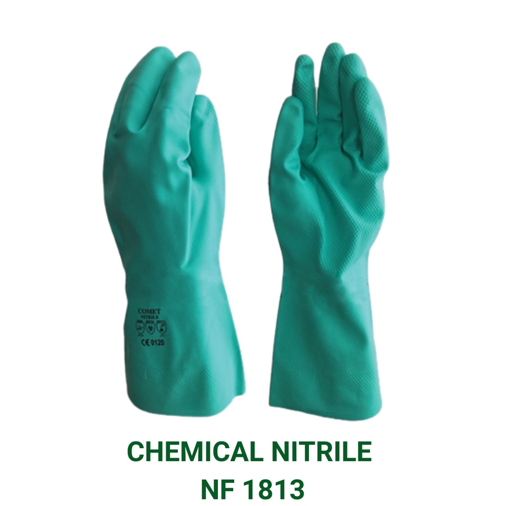 Jual COMET Chemical Nitrile 1513 SIZE L - 10 Pairs, XL 20 Pairs ...
