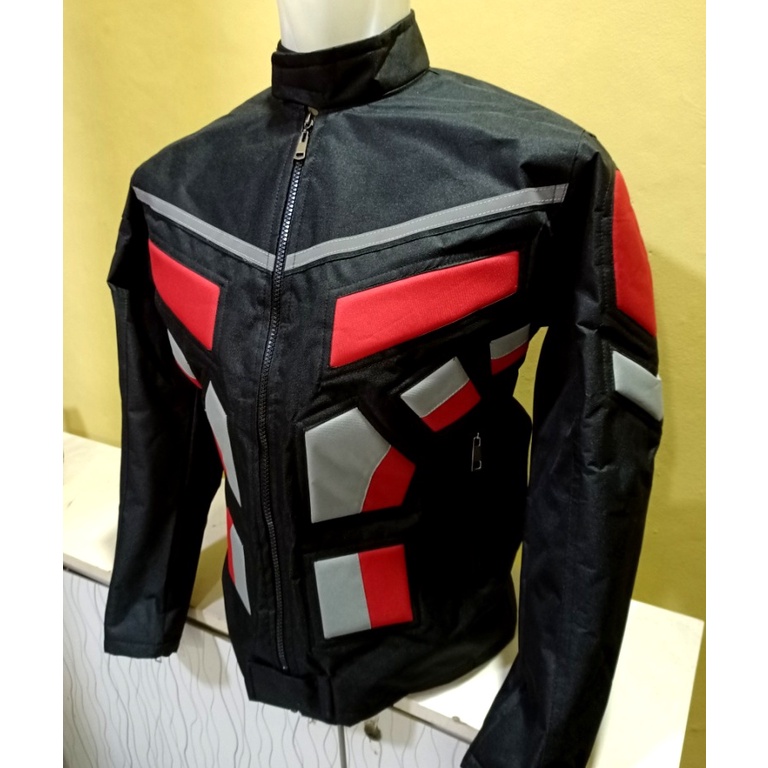 Jual Jaket Motor Tebal Polos Pria Touring Jaket Biker Waterproof model ...