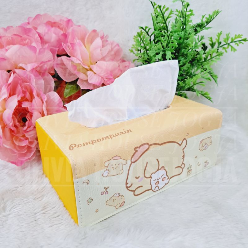 Jual Kotak Tisu Pompompurin Kuning Keras Leather Tissue Box Pompompurin ...