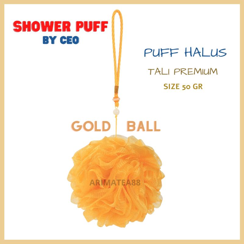 Jual SPONS MANDI SHOWER BATH BALL SPONGE SPONS BUSA PUFF BUSA MANDI 50g ...
