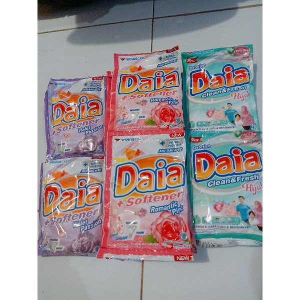 Jual Daia bubuk renteng 3 variant (12 sachet) | Shopee Indonesia