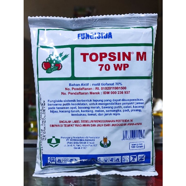 Jual Fungisida Bubuk TOPSIN-M 70WP (Kemasan 100gram) | Shopee Indonesia