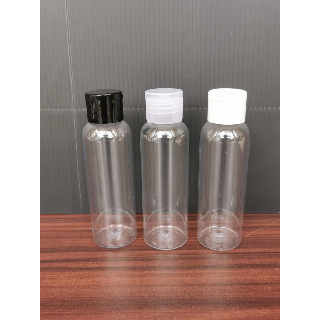 Jual Botol PET 100 ml 100ml FLIPTOP FLIP TOP Bening Clear Transparan ...