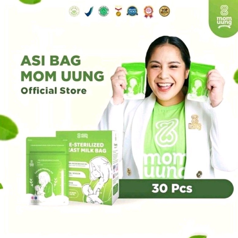 Jual ASI BAG MOM UUNG Pre-sterilized Breast Milk Bag 100ml - 150ml / Kantong Asi | Shopee Indonesia