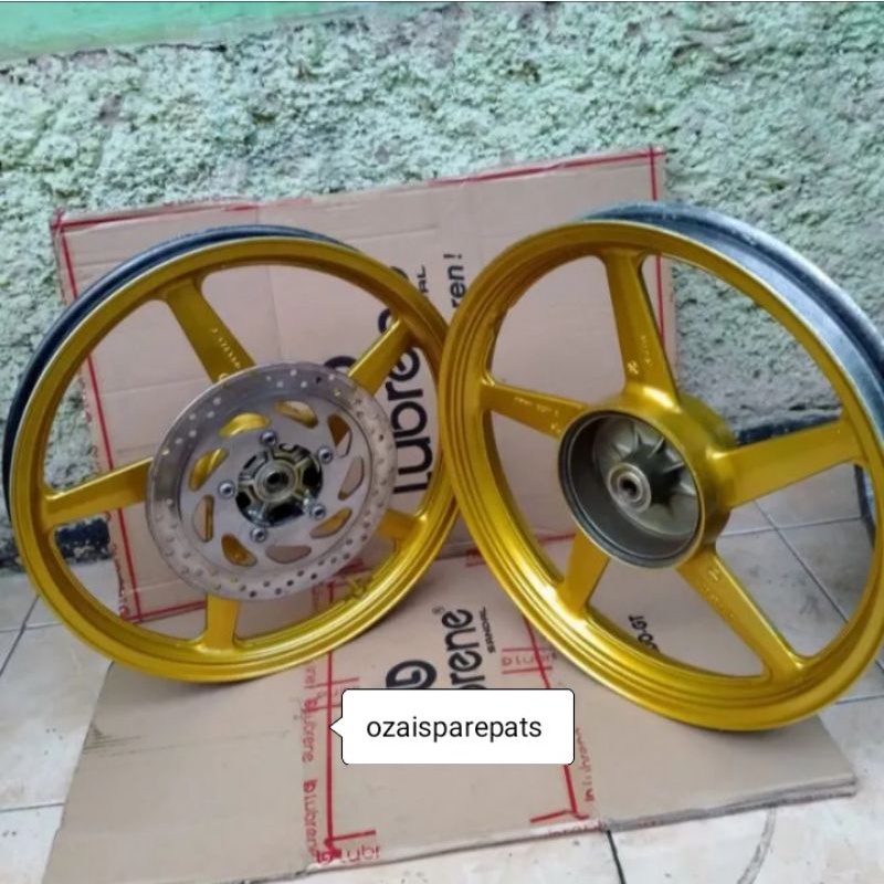 Jual velg Yamaha Vixion old 1 set seken copotan original mulus | Shopee ...