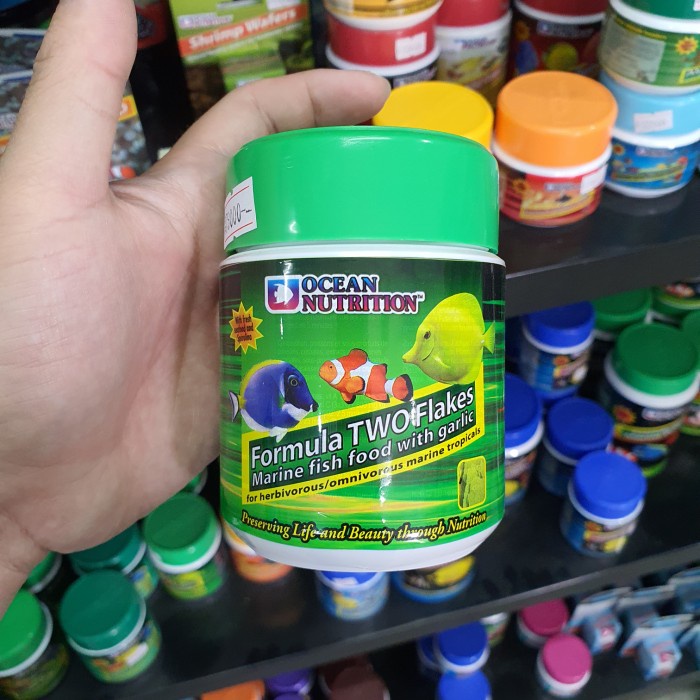 Jual Ocean Nutrition formula two flakes 34gr makanan ikan | Shopee ...
