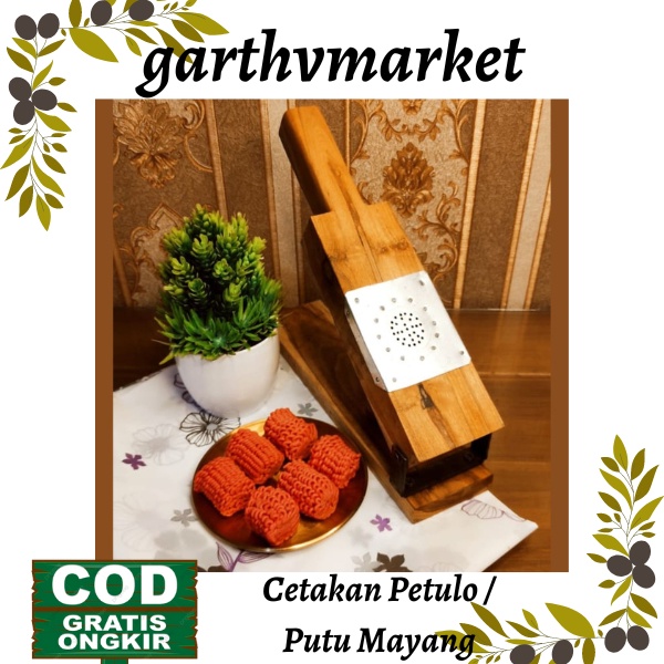 Jual Trend ️ CETAKAN KUE ULAT SUTRA PUTU MAYANG cetakan petulo/ cetakan ...