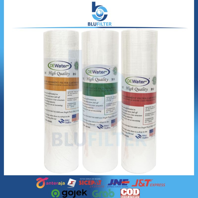 Jual PP FILTER AIR NANOTEC KOLON DEWATER 10 INCH SEDIMEN SPUN CARTRIDGE 10 INCH | Shopee Indonesia