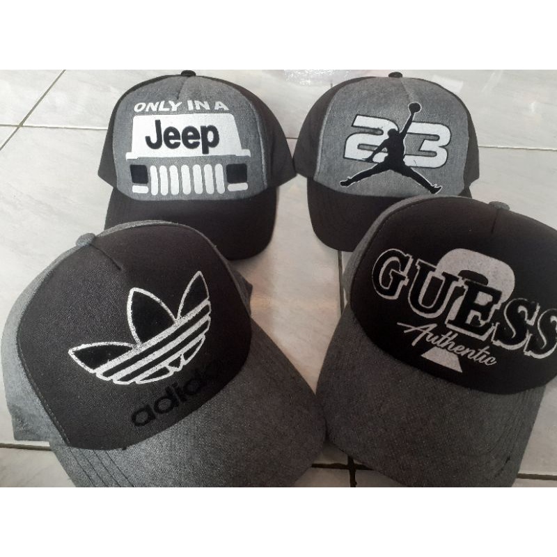 Jual Topi Basseball / topi kaos sablon / topi built'up / topi billap ...