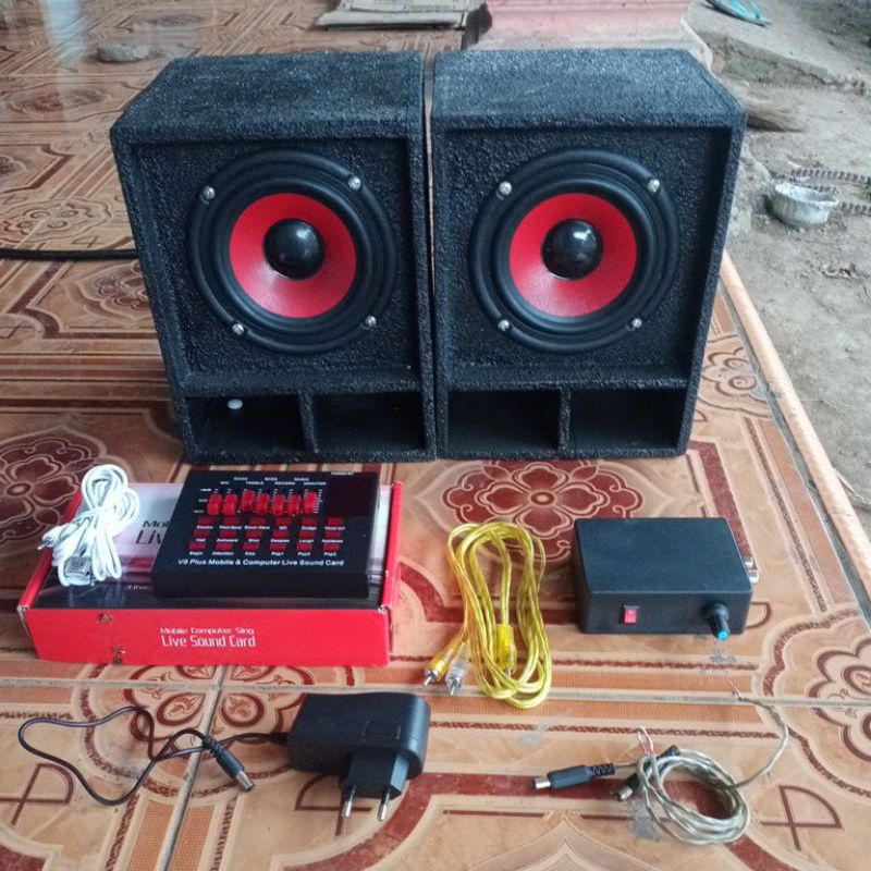 Jual paket miniatur sound system siap bunyi spek 5 inch | Shopee Indonesia