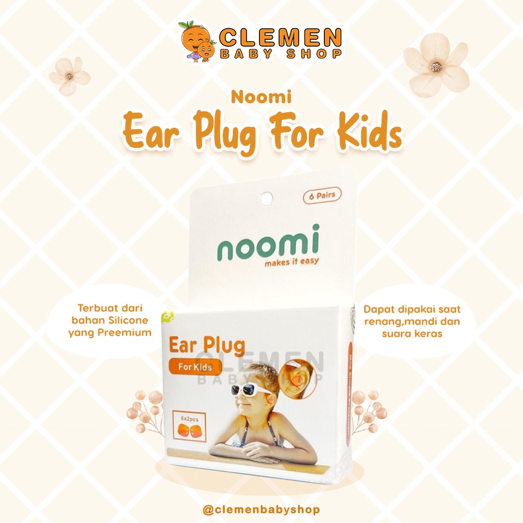 Jual Noomi Baby Ear Plug Kids Penutup Pelindung Telinga Bayi Anak ...