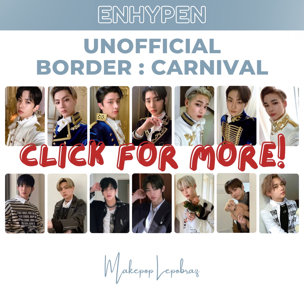 Jual [PC ALBUM REPLIKA] ENHYPEN BORDER : CARNIVAL HEESEUNG JAKE JUNGWON ...