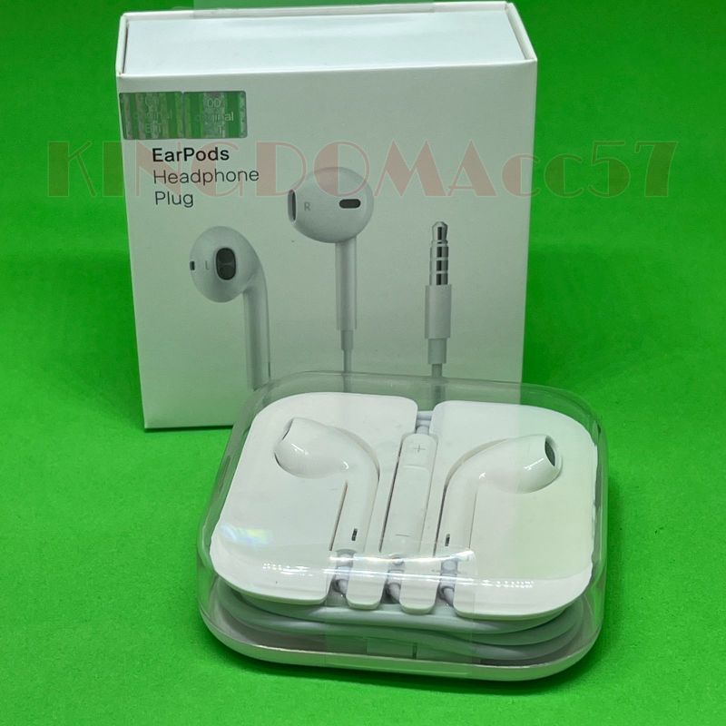 Jual Handsfree Headset Jack 3.5 mm Original i PHONE 3 4 5 5S 6 6S 6 ...