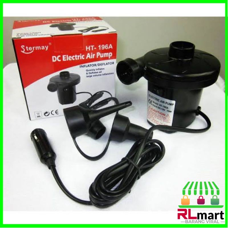 Jual Pompa Angin Listrik Stermay HT-196/ Pompa Angin/ Pompa Kasur/ Pompa RLMART | Shopee Indonesia