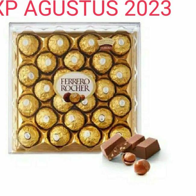 Jual ⅍ Ferrero Rocher Chocolate T24 (isi 24),, HALAL!! ♤ | Shopee Indonesia