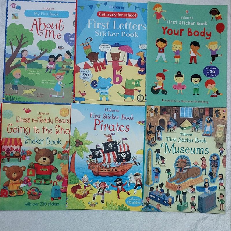 Jual Buku Stiker Ketrampilan Anak Usborne Little First Stickers Book | Shopee Indonesia