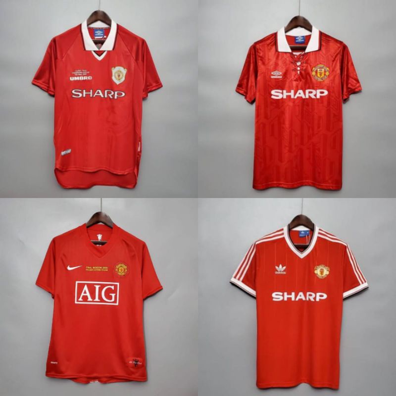 Jual TERLARIS! Jersey MU Retro Sharp 99. Jersey MU Final UCL 2008 ...