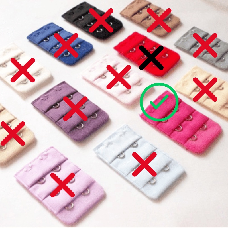 Jual PENGAIT BRA BH 2 KAIT 3 KAIT BH KAT BH TAMBAHAN BRA EXTENSION PENGAIT TALI BH SAMBUNGAN BRA ...